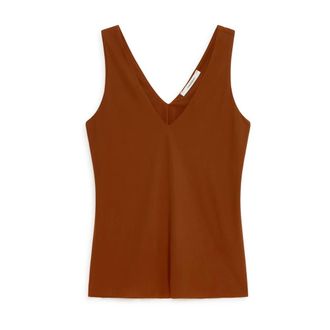 Maliparmi Maliparmi, Femme, Tops, Brun, Taille: 40 FR Soft Jersey Top