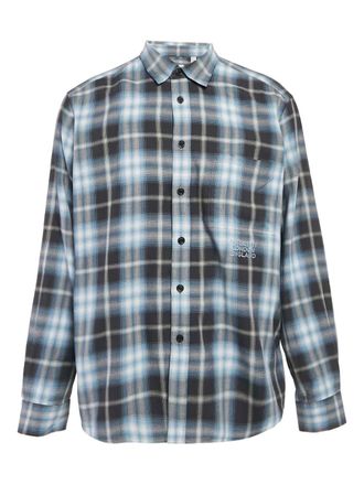 Burberry chemise à carreaux (2024) - Bleu