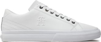 Tommy Hilfiger Sneakers Tommy Hilfiger Th Hi Vulc Street Low Lth FM0FM05111 Wei&szlig;