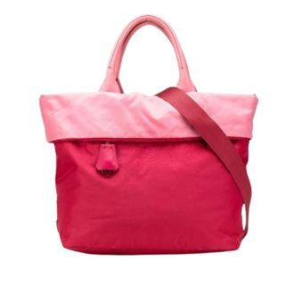 Prada Pre-owned Nylon Satchel - - Pre-owned - Damen - Rosa - ONE SIZE