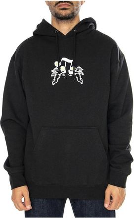 HUF Huf, Homme, Sweatshirts et sweats &agrave; capuche, Noir, Taille: L Song P/O Sweat &agrave; capuche