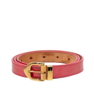Louis Vuitton Ceinture Monogram Vernis doccasion - Femme - Pre-owned - Rose - Taille: ONE Size