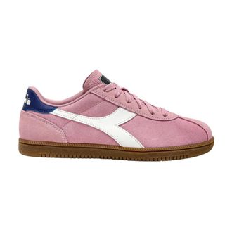 Diadora Retro Pink Leder Sneaker - - Shoes - Damen - Rosa - 37 EU