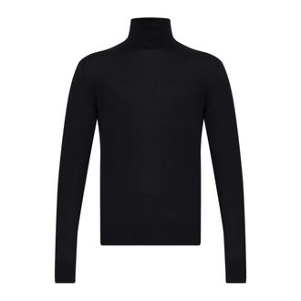 Dolce & Gabbana Kaschmir-Rollkragenpullover - - Knitwear - Herren - Blau - M