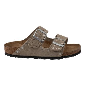 Birkenstock Arizona Rivet Border Narrow Fit - - Shoes - Damen - Grau - 37 EU