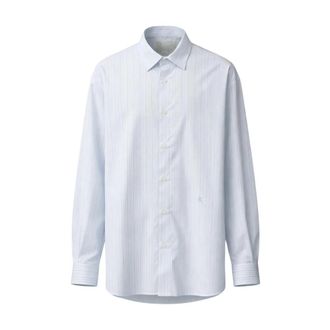 RANRA Ranra, Homme, Chemises, Bleu, Taille: XL Field Cotton Silk Shirt