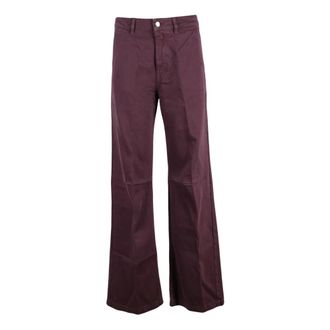 Icon Denim Los Angeles Pantalon Large - Femme - Pantalons - Violet - Taille: W24