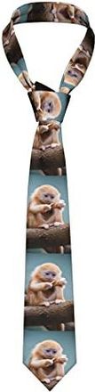 Generic Cravate Pour Homme Petit Portrait Mignon De Singe Fine Cravates &Eacute;troit Cravate DAffaires Pour Accessoires Travail &Eacute;v&eacute;nements