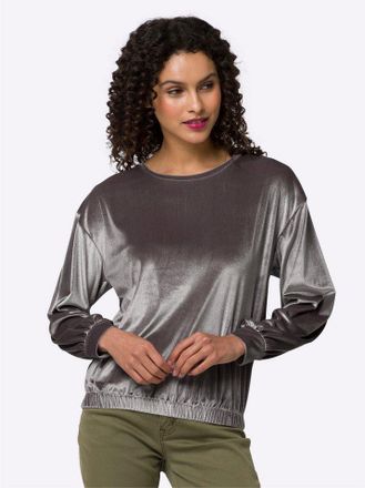 Heine T-Shirt Samt-Shirt Langarm