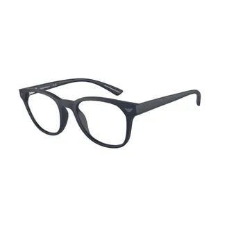 Emporio Armani unisex, Accessoires, Bleu, Taille: 52 MM Lunettes de soleil à monture bleue