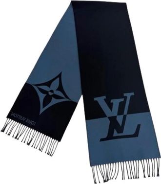 Louis Vuitton Pre-owned Stole - Homme - Pre-owned - Bleu - Taille: ONE Size