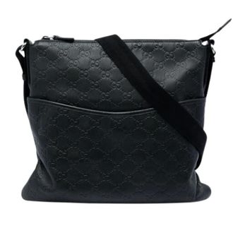 Gucci Sac bandouli&egrave;re vintage Pre-owned - Femme - Pre-owned - Noir - Taille: ONE Size