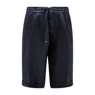 Brunello Cucinelli Herren, Shorts, Blau, SGr&ouml;&szlig;e