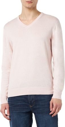 Hackett Herren Cotton Cashmere V Pullover, Hellrosa, XXL