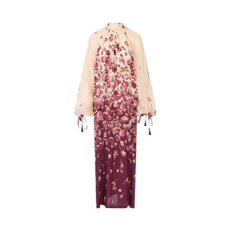 F.R.S. For Restless Sleepers F.r.s For Restless Sleepers - Abito Pernaso - Roses Crepe + Georgette - Femme - Robes - Multicolore - Taille: 42 FR
