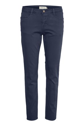 Cream Damen Womens Jeans Colored Regular Waist Slim Fit Full Length Zipper Closure Jeans, Dress Blues