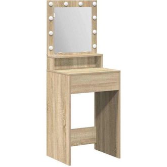 vidaXL Coiffeuse Ch&ecirc;ne Sonoma 50 x 41 x 135 cm Bois ding&eacute;nierie Vidaxl