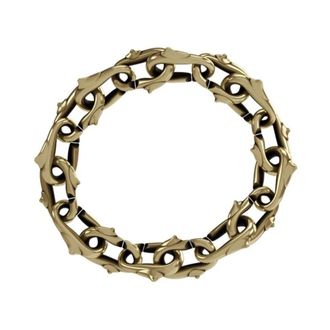 John Richmond Kettenarmband mit goldenen Stacheln - - Accessories - Damen - Gelb - ONE SIZE