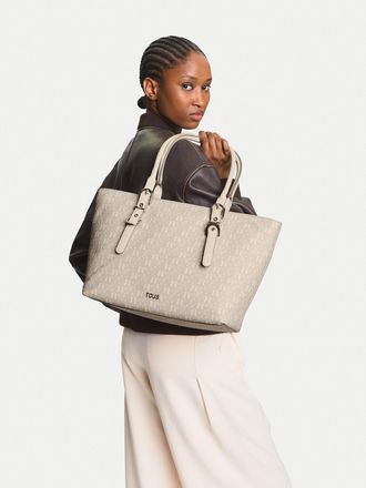 Tous Handtasche TOUS Buckles Silhouette 2002201901 Beige