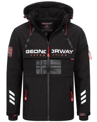 Geographical Norway Softshelljacke Herren Fr&uuml;hlings Jacke Softshelljacke &Uuml;bergangs Jacke Outdoor Regen