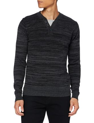 Inside Herren-Pullover, Regular Fit, W97756645, Grau, W97756645 Small