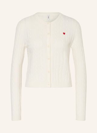 Only Strickjacke weiss