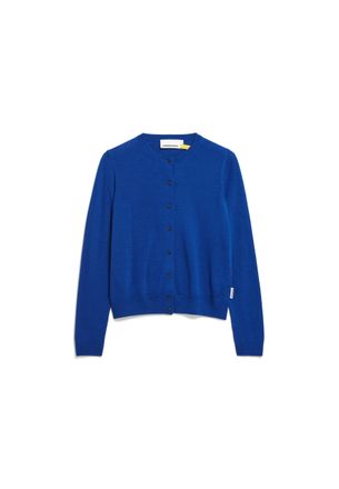 Armedangels Damen Strickjacke aus Merino-Wolle OPHALIAA Merino Slim Fit Lapis Blue