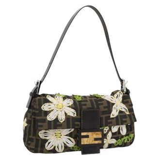 Fendi Sac bandouli&egrave;re Zucca Canvas Pre-owned - Femme - Pre-owned - Brun - Taille: ONE Size