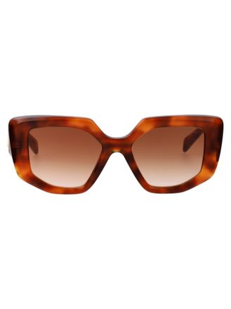 Prada 0PR Tortoiseshell Acetate Sunglasses - Brown