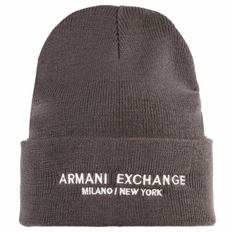 A|X Armani Exchange Caps & M&uuml;tzen - Cappello Beanie - Gr. ONE SIZE - in Grau - f&uuml;r Damen
