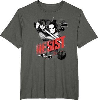 Star Wars The Last Jedi Rey Resist T-Shirt