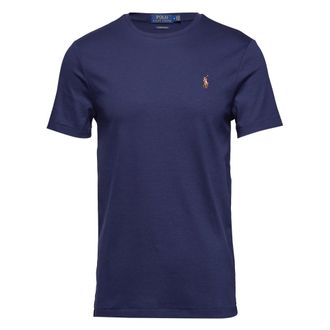 Polo Ralph Lauren Homme, Tops, Bleu, Taille: XL Mettez &agrave; niveau votre garde-robe d&eacute;contract&eacute;e avec ce T-shirt classique