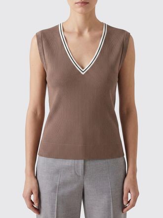 Brunello Cucinelli Top Femme couleur Marron