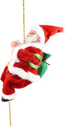 Generic Kletternder Weihnachtsmann Mit Musik - Batteriebetriebene Weihnachtsdekoration, Dekoration F&uuml;r Zuhause, Hotel, B&uuml;ro, Wohnzimmer, Schlafzimmer, Arbeits