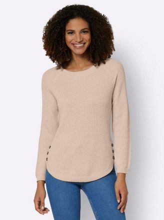 Witt Strickpullover Pullover Langarm Struktur, Perlmuster