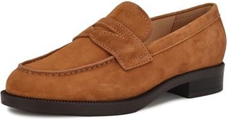 Nine West Mocassins Berg pour femme, Daim naturel moyen 101, 42 EU
