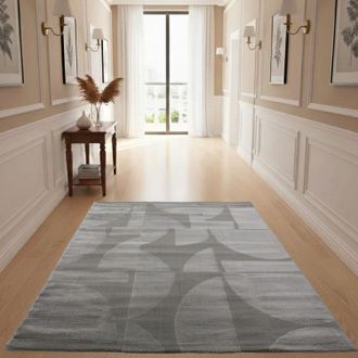 Vimoda Moderne Teppiche Wohnzimmer Schlafzimmer Boho Optik Skandinavisch Hochtief Qualitativ,Ma&szlig;e:200x290 cm;Farbe:635G