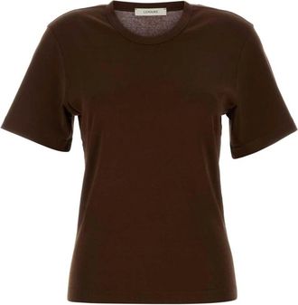 Christophe Lemaire Femme, Tops, Brun, Taille: 36 FR Rib T-Shirt