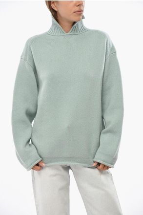 Bottega Veneta Cashemere Turtleneck Sweater with Rib Neck Größe M