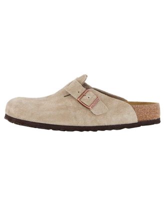 Birkenstock Herren Pantoletten BOSTON SFB VL TAUPE