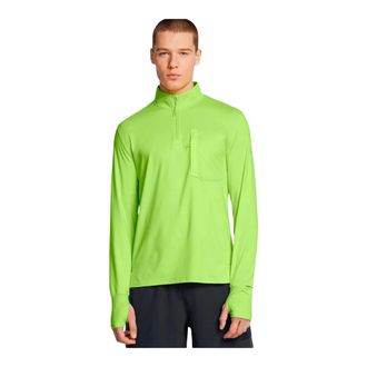 Under Armour SweaT-shirt ML Trail Run - Homme - Sport - Vert - Taille: M