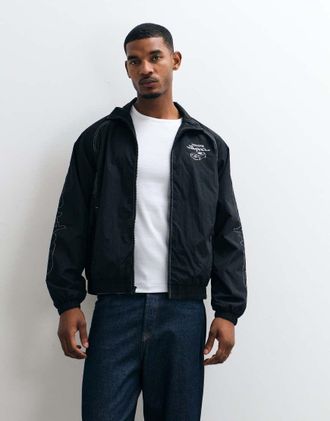 Hollister blouson style motard noir