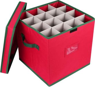 Cabilock Kasten Holiday Ball Veranstalter Weihnachtsschmuck-box Weihnachtsschmuckbeh&auml;lter Weihnachtsorganisation Box Holiday Ornament Aufbewahrungsbox Schmuckk