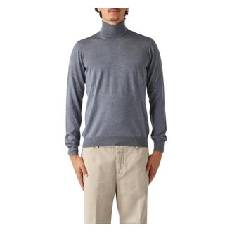 Gran Sasso Homme, Pulls, Gris, Taille: XL Tricot Col Roul&eacute;
