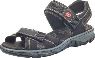 Rieker Damen 68851 Sandalen, Schwarz, 39 EU