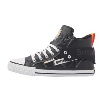 British Knights Herren ROCO Tag Sneaker, Black Neon Orange, 45 EU