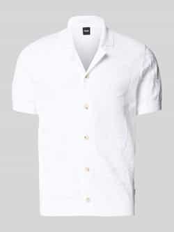 HUGO BOSS Regular Fit Freizeithemd aus Baumwoll-Strick Modell C-NOY