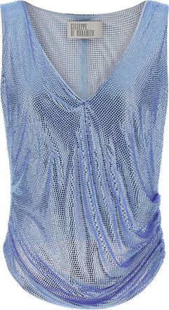 Giuseppe Di Morabito Womens Blue Polyamide Tank Tops