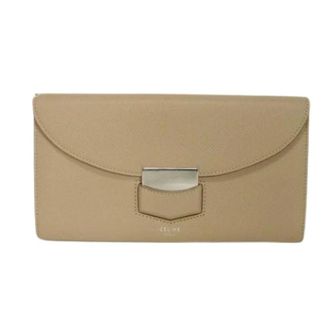 Celine Portefeuille long (bi-pli) Pre-owned - Femme - Pre-owned - Beige - Taille: ONE Size
