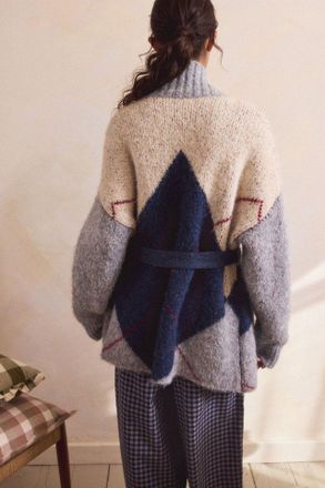 Next Strickjacke Strickjacke mit Wickeldesign (1-tlg)